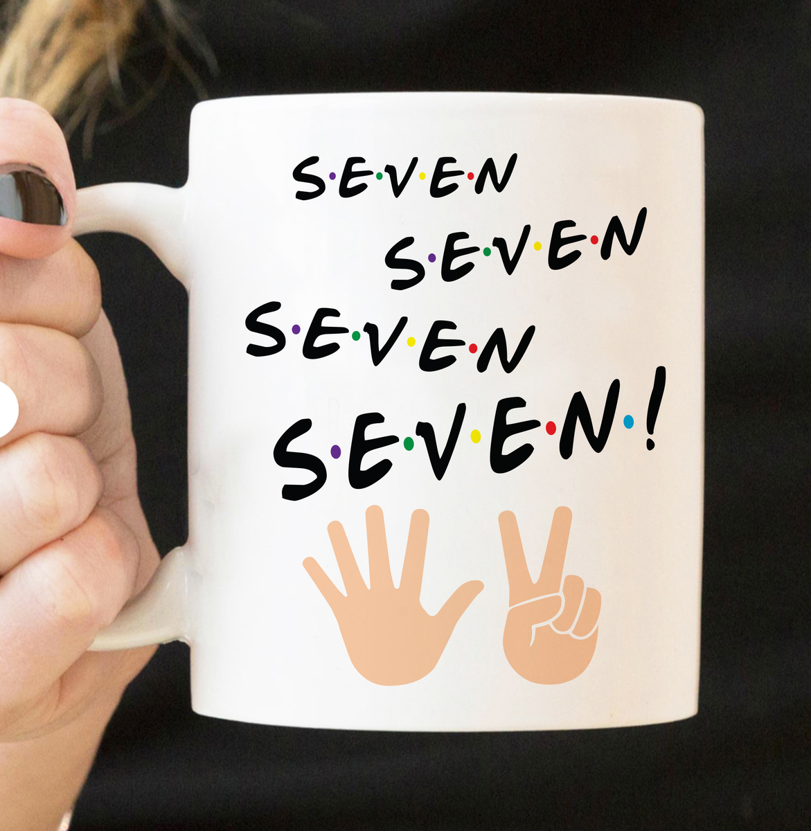Friends TV Show Fan Mug, Monica Teaches the Seven Erogenous Zones, Cof ...